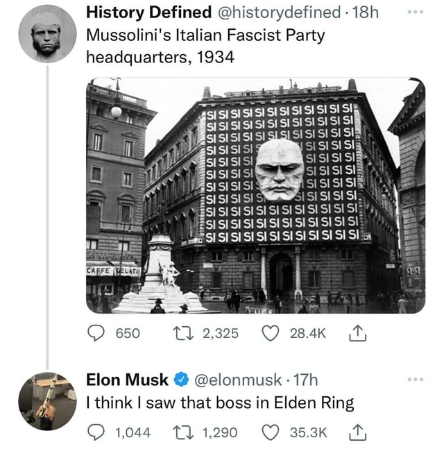 History Defined @historydefined - Mussolini's Italian Fascist Party ...