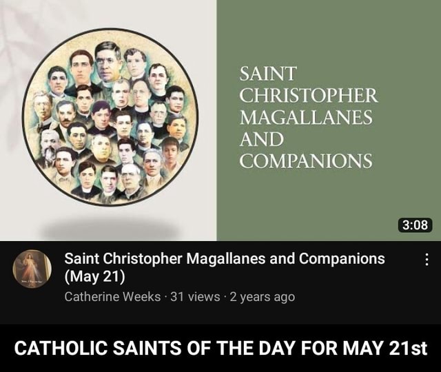 SAINT CHRISTOPHER MAGALLANES AND COMPANIONS Saint Christopher ...