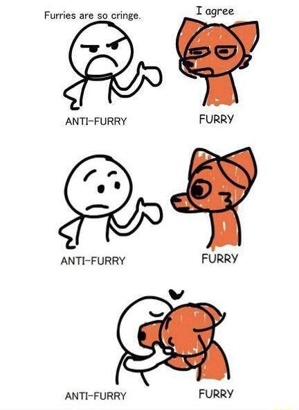 Furries are so cringe. Tagree ANTI-FURRY FURRY ANTI-FURRY FURRY ANTI ...