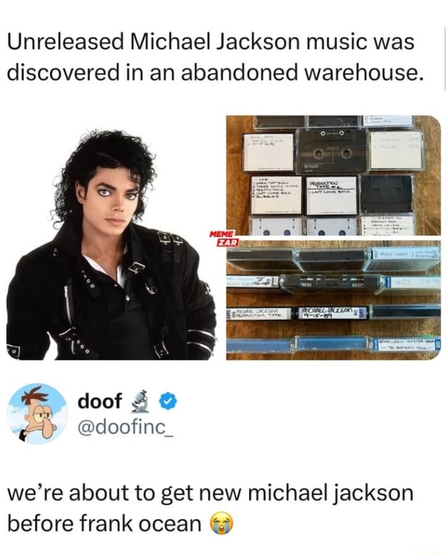 Unreleased Michael Jackson music was discovered in an abandoned ...