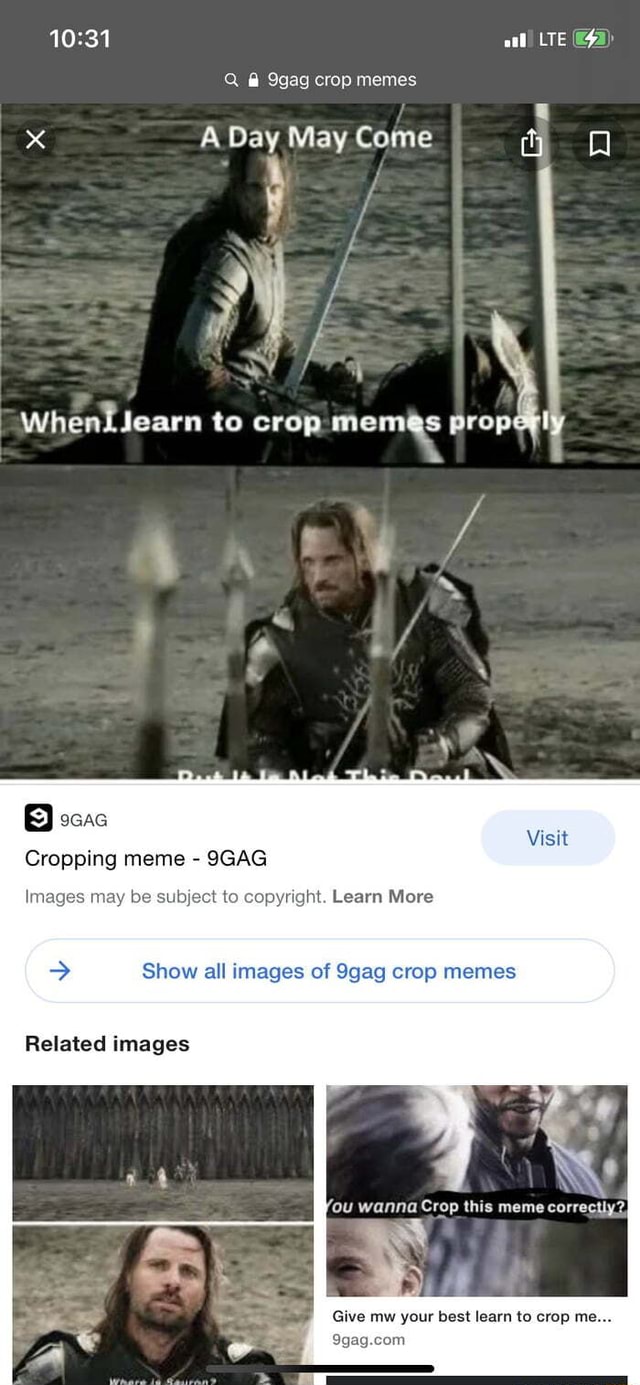 LTE Q @ 9gag crop memes A Day May Come creep 9GAG Cropping meme - 9GAG ...