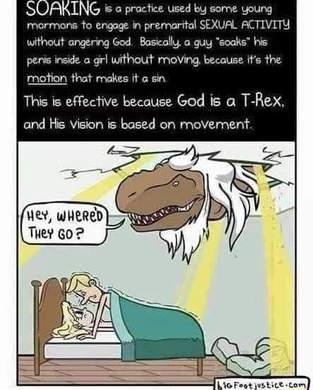 SOAKING practice used by some young mormons to engage in premarital ...