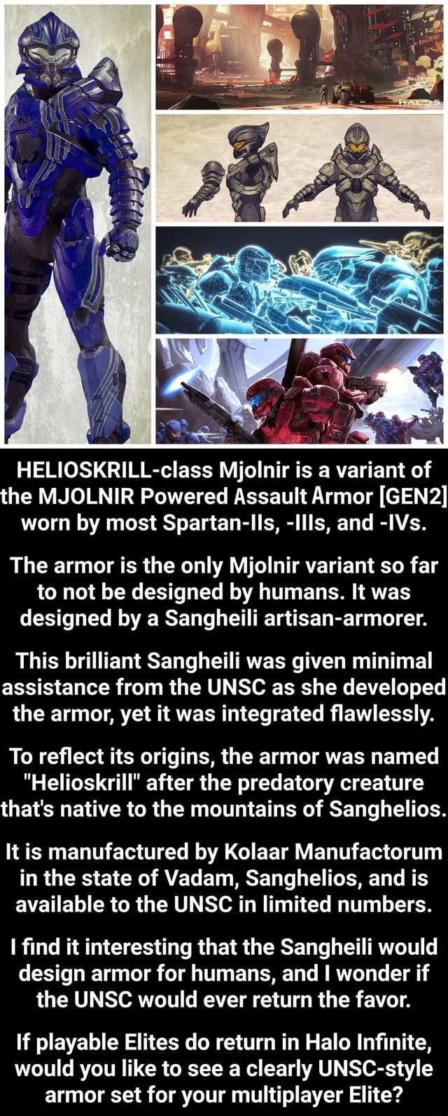 HELIOSKRILL-class Mjolnir is a variant of the MJOLNIR Powered Assault ...
