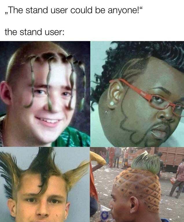The stand user could be anyone!" the stand user: - iFunny