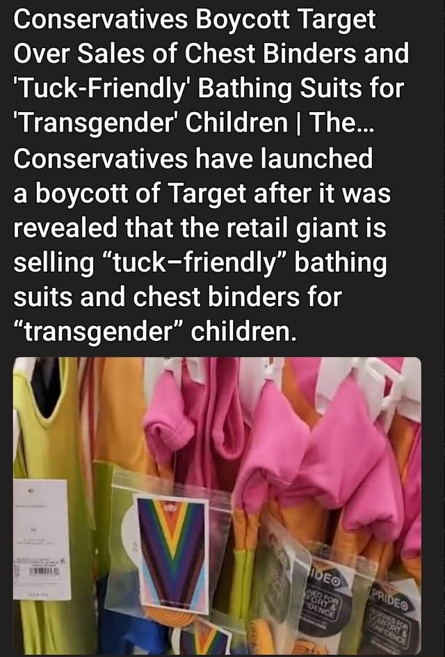 Conservatives Boycott Target Over Sales of Chest Binders and 'Tuck ...