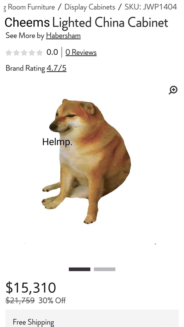 Room Furniture / Display Cabinets / SKU: JWP1404 Cheems Lighted China ...