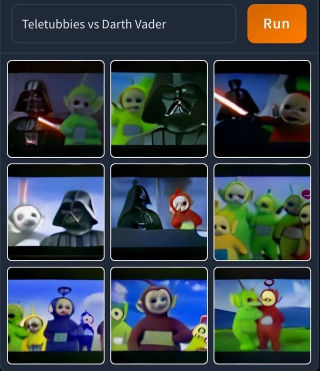Teletubbies vs Darth Vader Run - iFunny