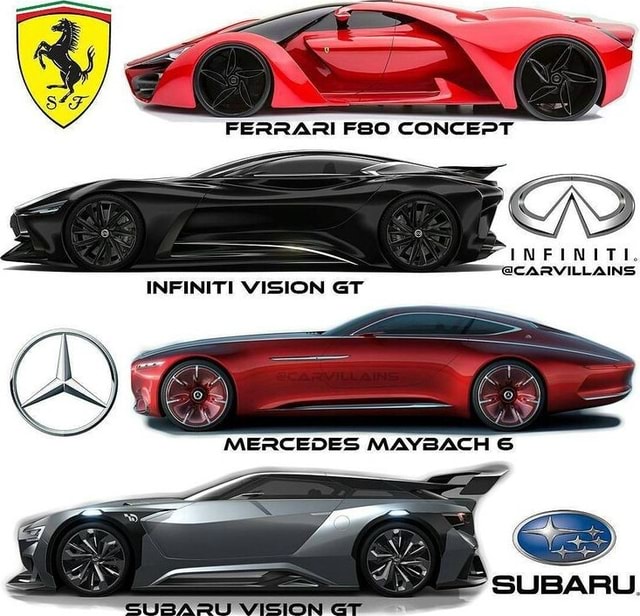 FERRARI CONCEPT INFINITI @CARVILLAINS INFINITI VISION GT MERCEDES ...