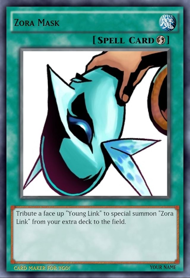 ZORA Tribute a face up "Young Link" to special summon "Zora Link" from ...