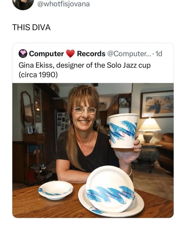 Pp @whotfisjovana THIS DIVA Computer Records @Computer...- Gina Ekiss, designer of the Solo Jazz ...