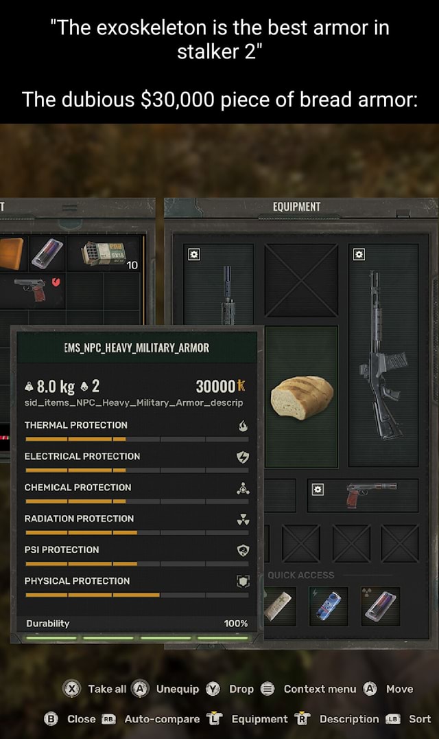 "The exoskeleton is the best armor in stalker 2" The dubious $30,000 ...