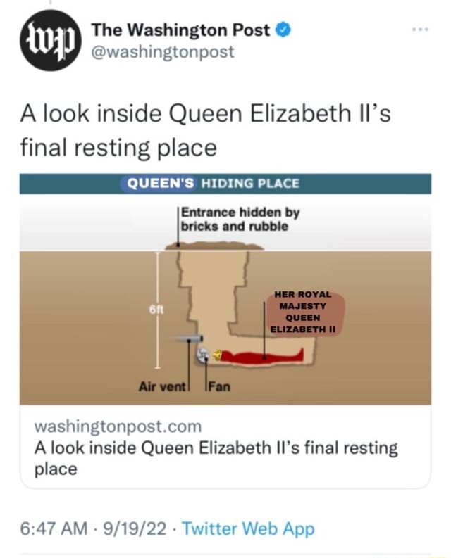 A look inside Queen Elizabeth Il's final resting place QUEEN'S HIDING PLACE Entrance hidden by ...