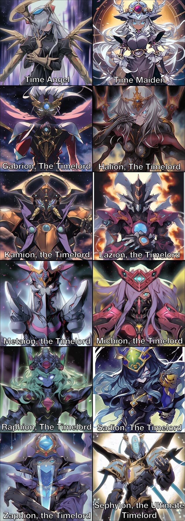 Wow Time Angel Time Maiden Gabrion, The Timelord Halion, The Timelord ...