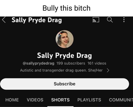 Bully this bit Sally Pryde Drag al Q Sally Pryde Drag @sallyprydedrag ...