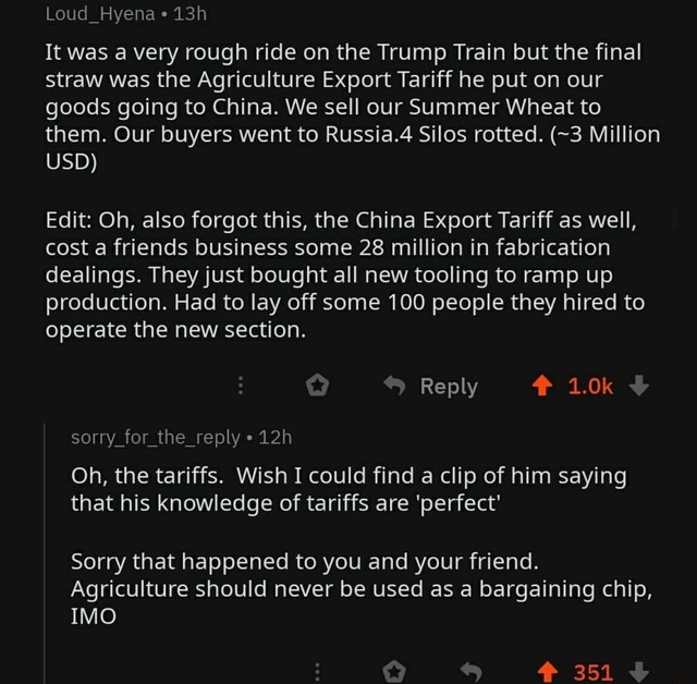 Loud_Hyena It was a very rough ride on the Trump Train but the final ...