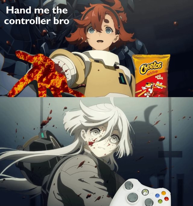 Hand me the and me the controller bro - iFunny