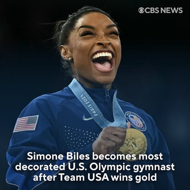 Simone Biles has become the most decorated American Olympic gymnast of ...