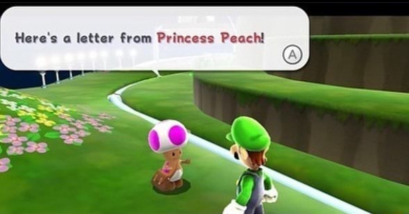 Here's a letter from Princess Peach! - iFunny