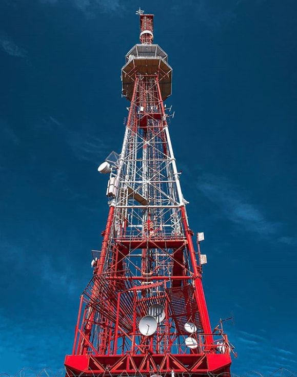 113 meters high #tower #working #latticeclimbing #gittersteigen #sky ...