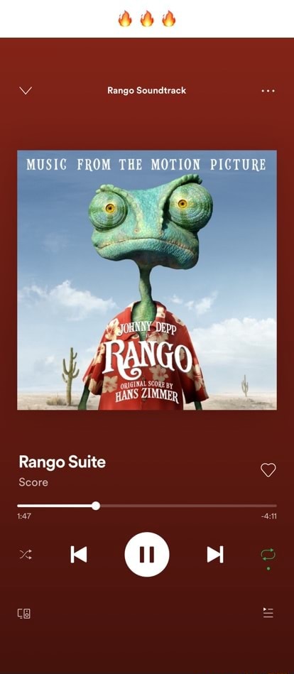 Rango Soundtrack MUSIC FROM THE MOTION PICTURE Ran Score go Suite - iFunny