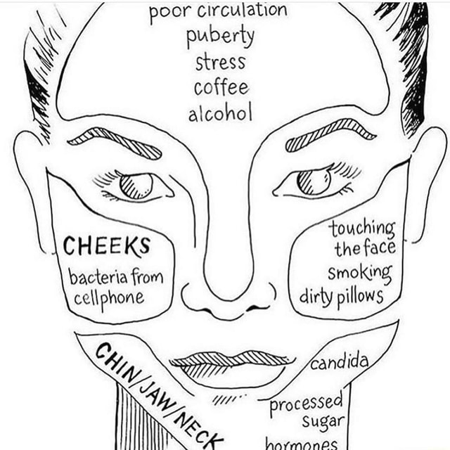 \ poor circulation \W puberty stress coffee alcohol 'touching the face ...