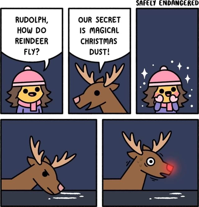 ANCERED RUDOLPH, OUR SECRET HOW DO IS MAGICAL REINDEER CHRISTMAS FLY ...