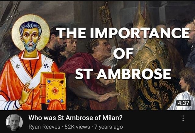 THE IMPORTANCE OF ST AMBROSE Who was St Ambrose of Milan? Ryan Reeves ...