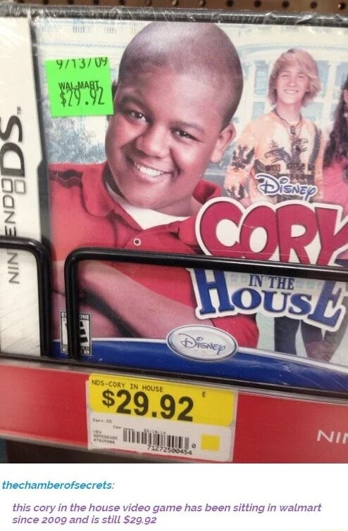 Thechamberofsecrets: this cory in the house video game has been sitting ...