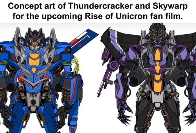 Concept art of Thundercracker and Skywarp for the upcoming Rise of Unicron fan film. - seo.title