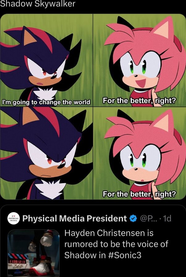 Shadow Skywalker Forthe to change the world For the better. ht ...
