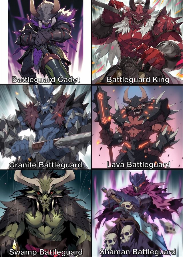 Battleguard King Battle Cadet fa itt pattleguar\ Lava Battleguard Swamp ...