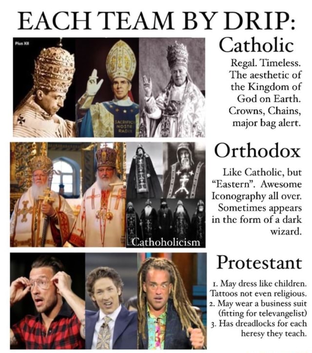 EACH TEAM BY DRIP: Catholic Catholic Regal. Timeless. The aesthetic of ...