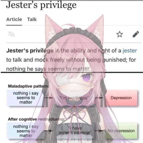 Jester's privilege Article Talk I ww Jester's arivilgge is the ability ...