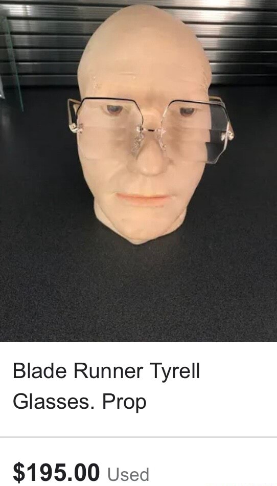 Blade Runner Tyrell Glasses. Prop $195.00 Used - iFunny