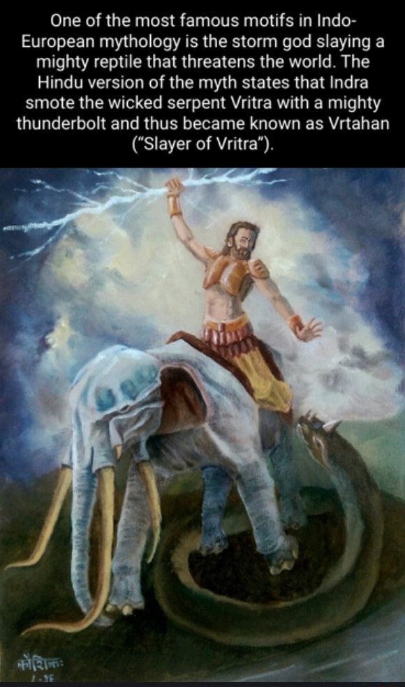 One of the most famous motifs in Indo- European mythology is the storm ...