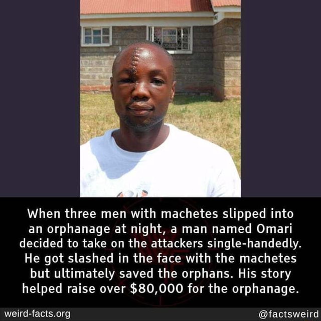 When three men with machetes slipped into an orphanage at night, a man ...