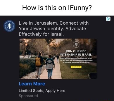 How is this on Funny? Live In Jerusalem. Connect with Your Jewish ...