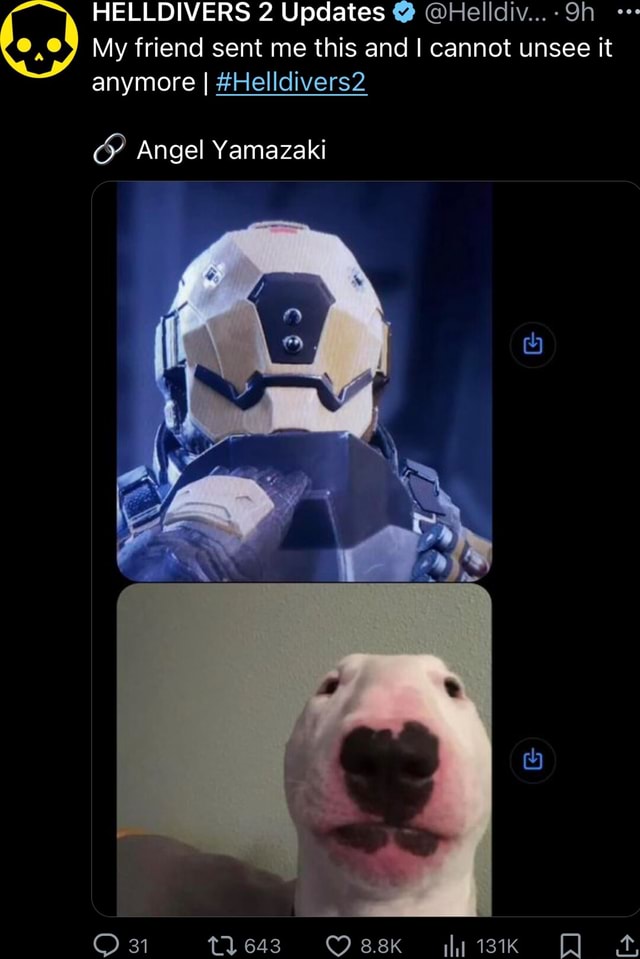 HELLDIVERS 2 Updates @Helldiv... - Sh My friend sent me this and I ...