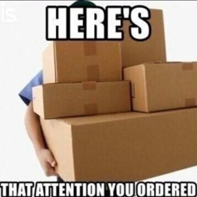 HERE'S THAT ATTENTION YOU ORDERED - iFunny HERE'S THAT ATTENTION YOU ORDERED - iFunny