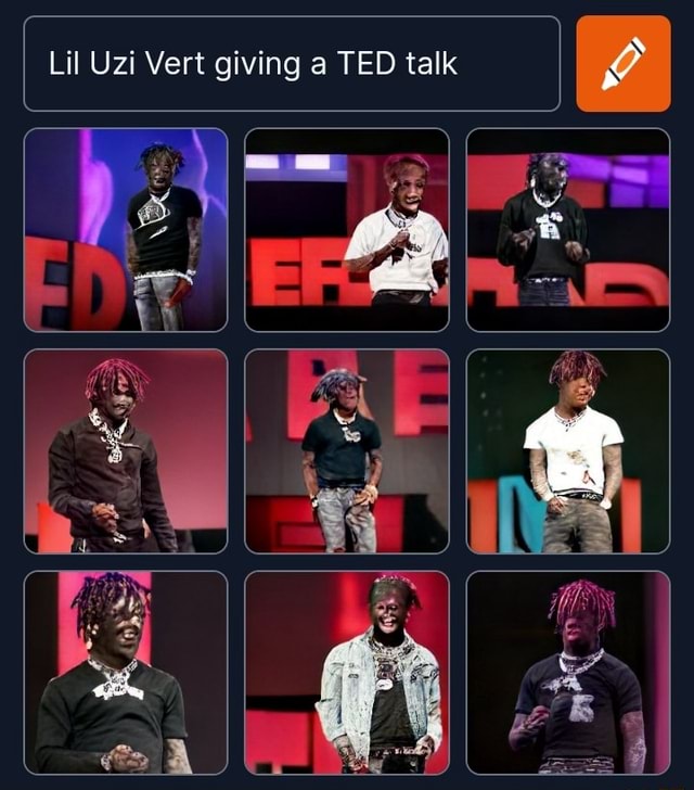 Lil Uzi Vert giving a TED talk - iFunny