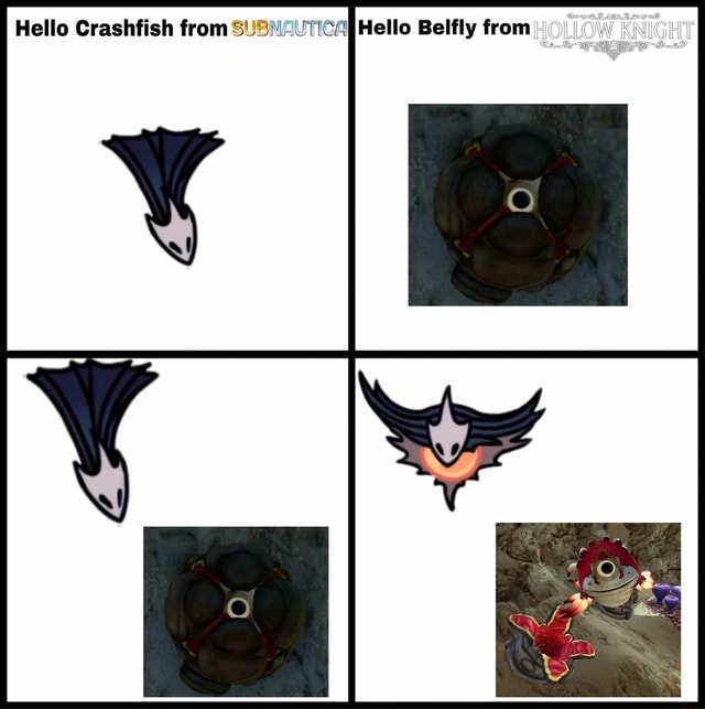 Hello Crashfish from SUBNAUTICAJ Hello Belfly from - iFunny