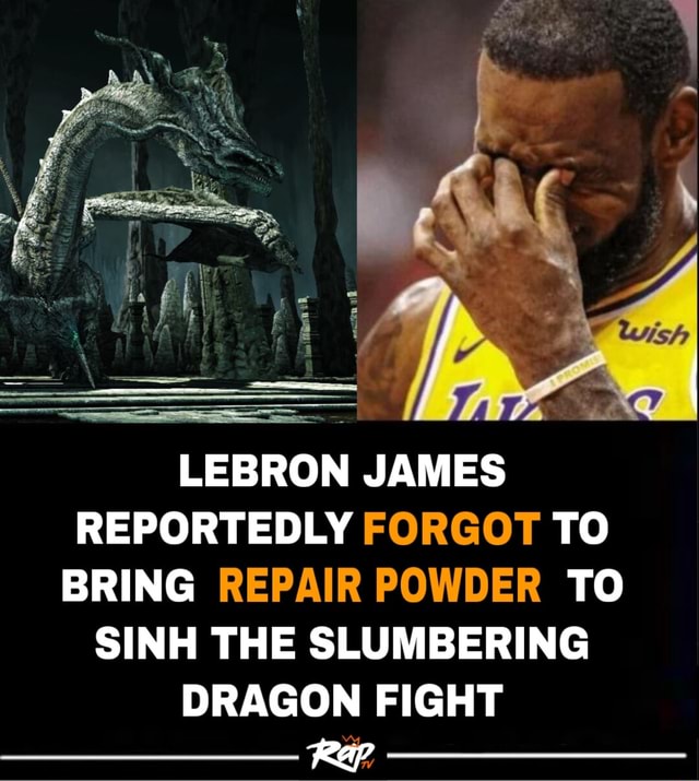 LEBRON JAMES REPORTEDLY FORGOT TO BRING REPAIR POWDER TO SINH THE ...