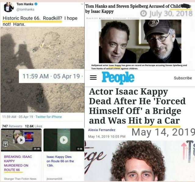 Tom Tom Hanks and Steven Spielberg Accused of Child Historic Route 66 ...