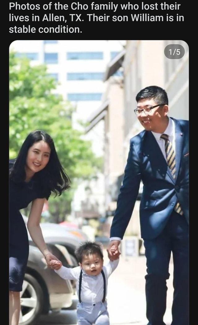 Photos of the Cho family who lost their lives in Allen, TX. Their son ...