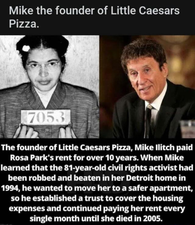 Mike the founder of Little Caesars Pizza. The founder of Little Caesars ...