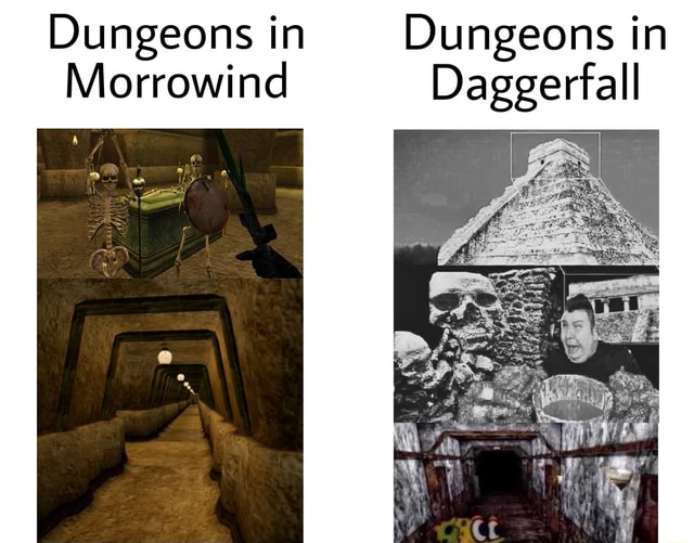 Dungeons in Dungeons in Morrowind Daggerfall - iFunny