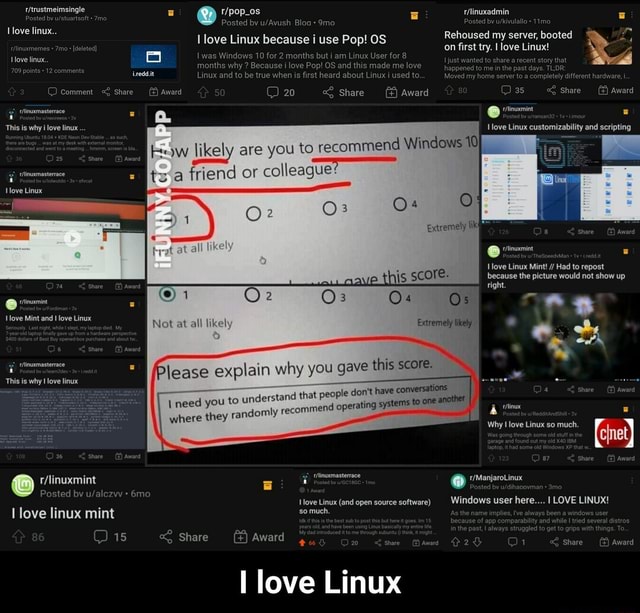 Love linux.. love Linux because i use Pop! OS Rehoused my server ...