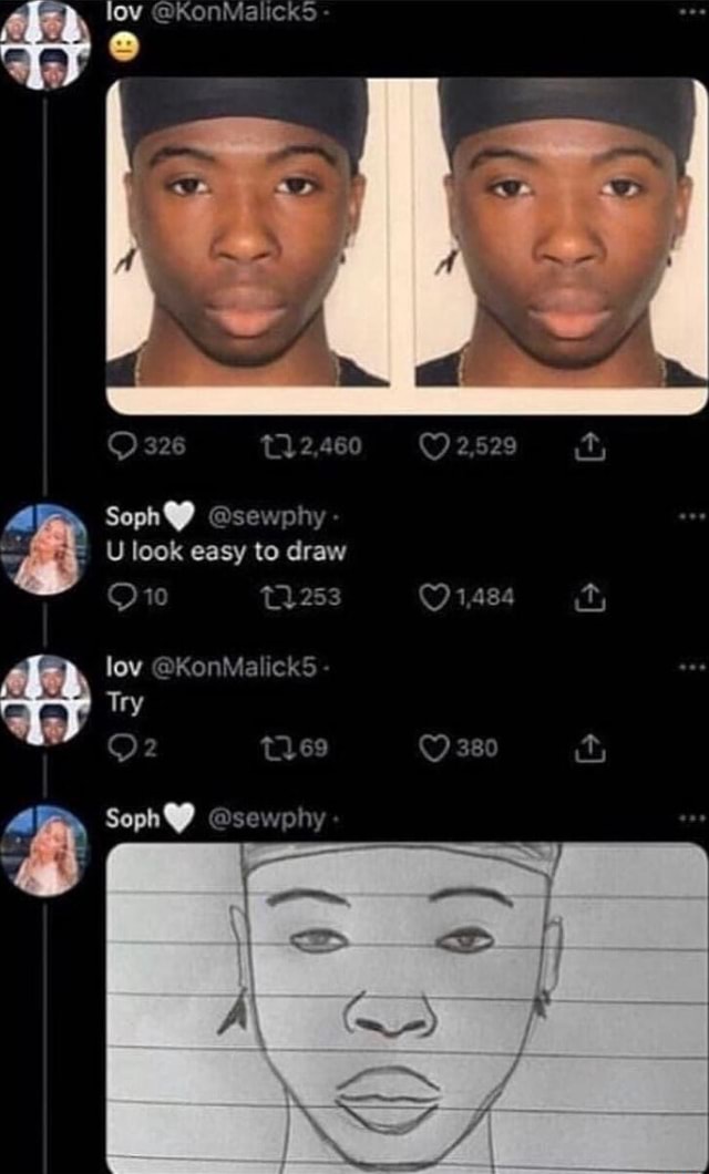 = U look easy to draw we - iFunny