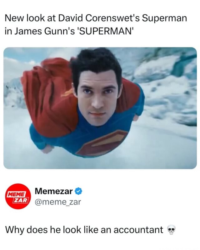 New look at David Corenswet's Superman in James Gunn's 'SUPERMAN' ZAR ...