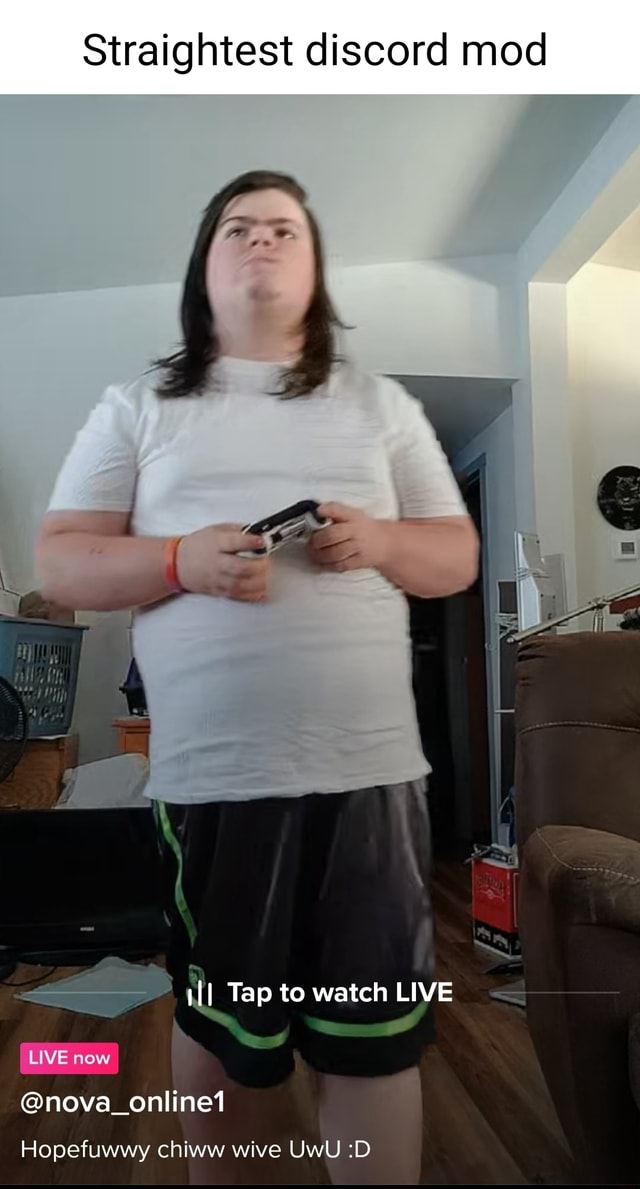 Straightest discord mod II Tap to watch LIVE NOW @nova_ online ...